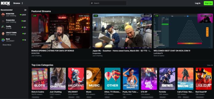 Kick.com Takes the Streaming World by Storm - New Stream Platform